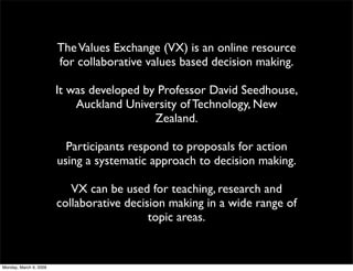 Values based Decision Making | KEY