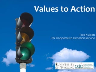 Values to Action (generic) | PPTX