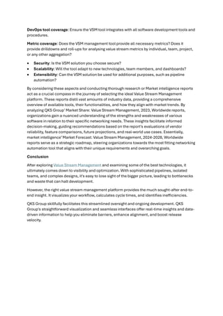 The Ultimate Guide to Choosing a Value Stream Management (VSM) Tool | PDF