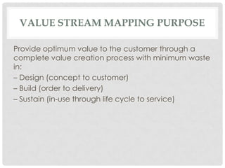Value stream mapping | PPTX