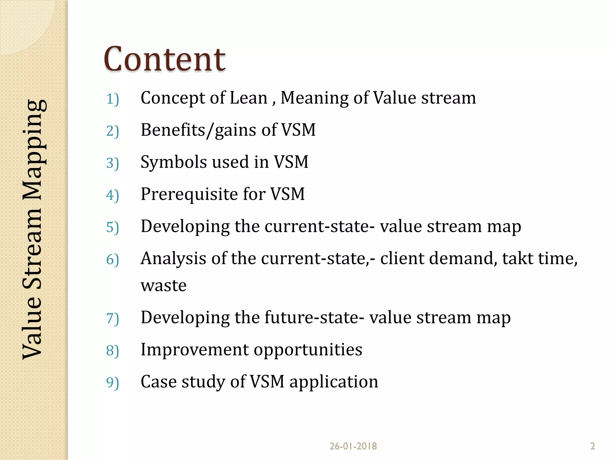 Value stream mapping | PPTX | Business | Business and Finance