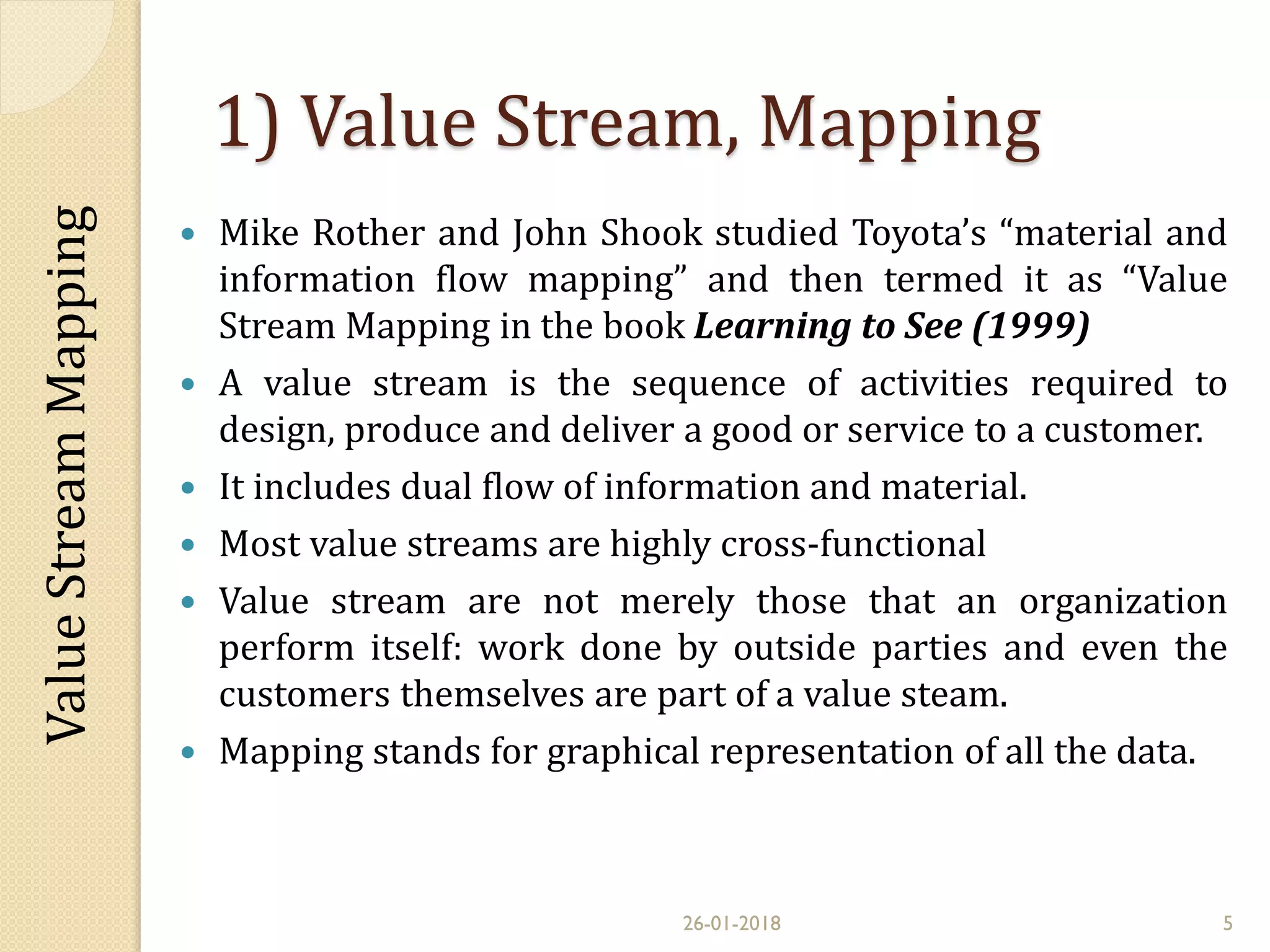 Value stream mapping | PPTX