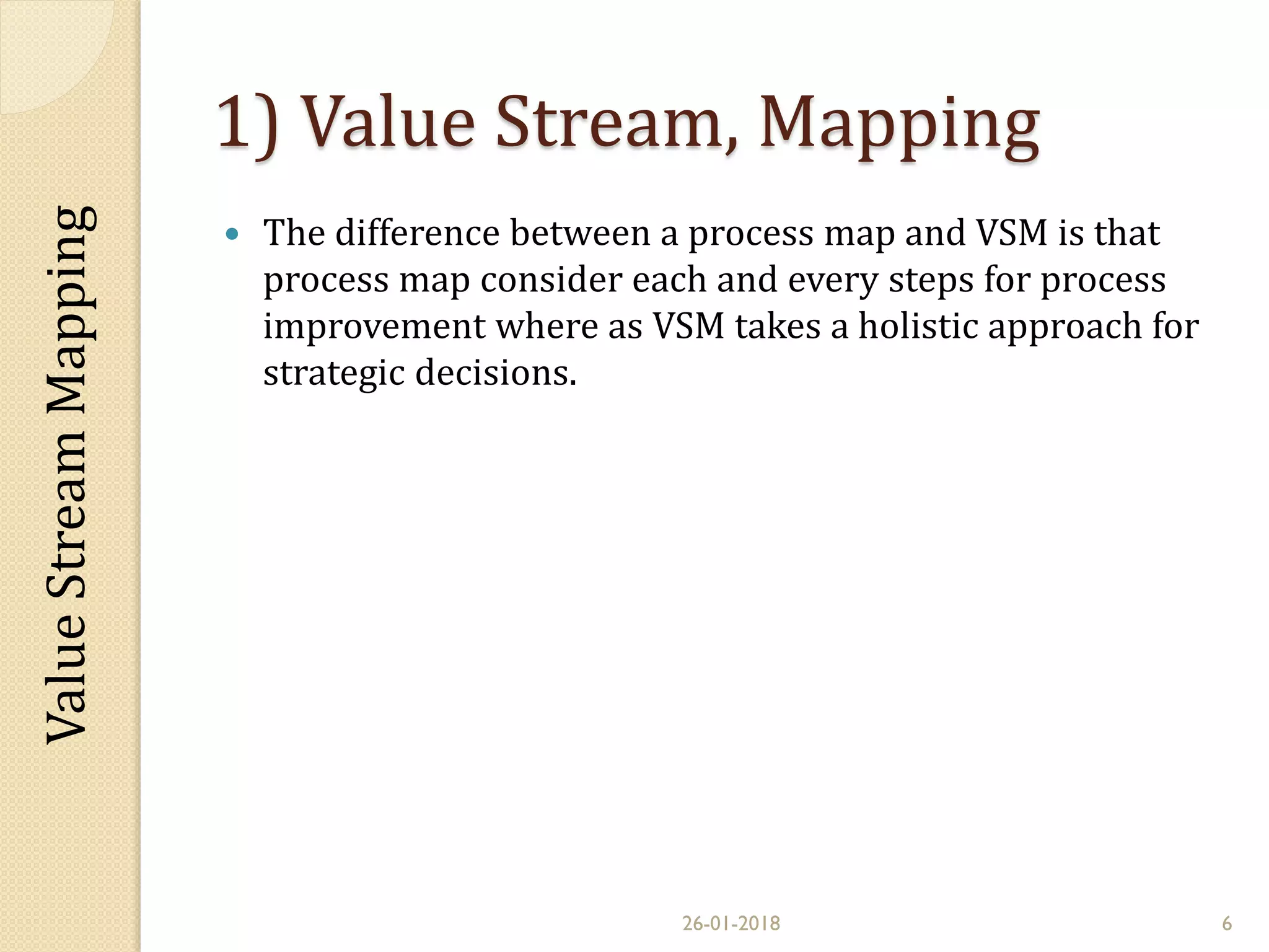 Value stream mapping | PPTX