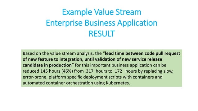 Value stream mapping for DevOps | PPT