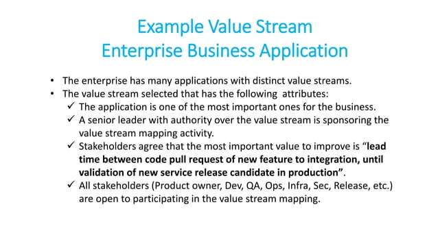 Value stream mapping for DevOps | PPT