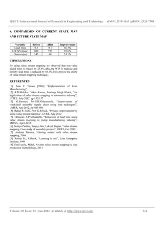 Value stream mapping a case study of automotive | PDF