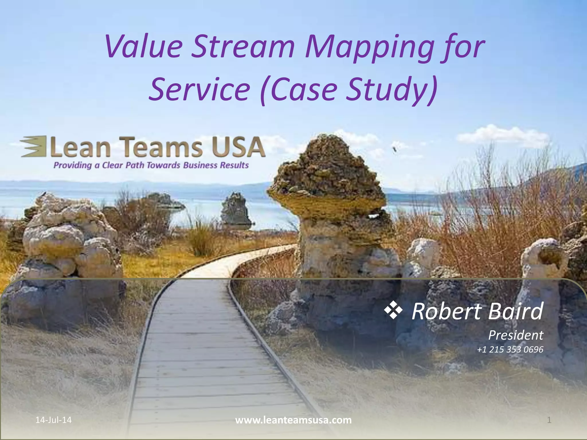 Value stream mapping for service | PPTX