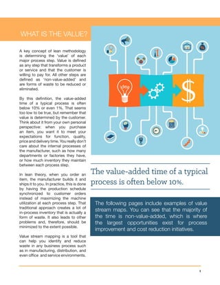 Value Stream Mapping: How to Identify and Reduce Waste | PDF
