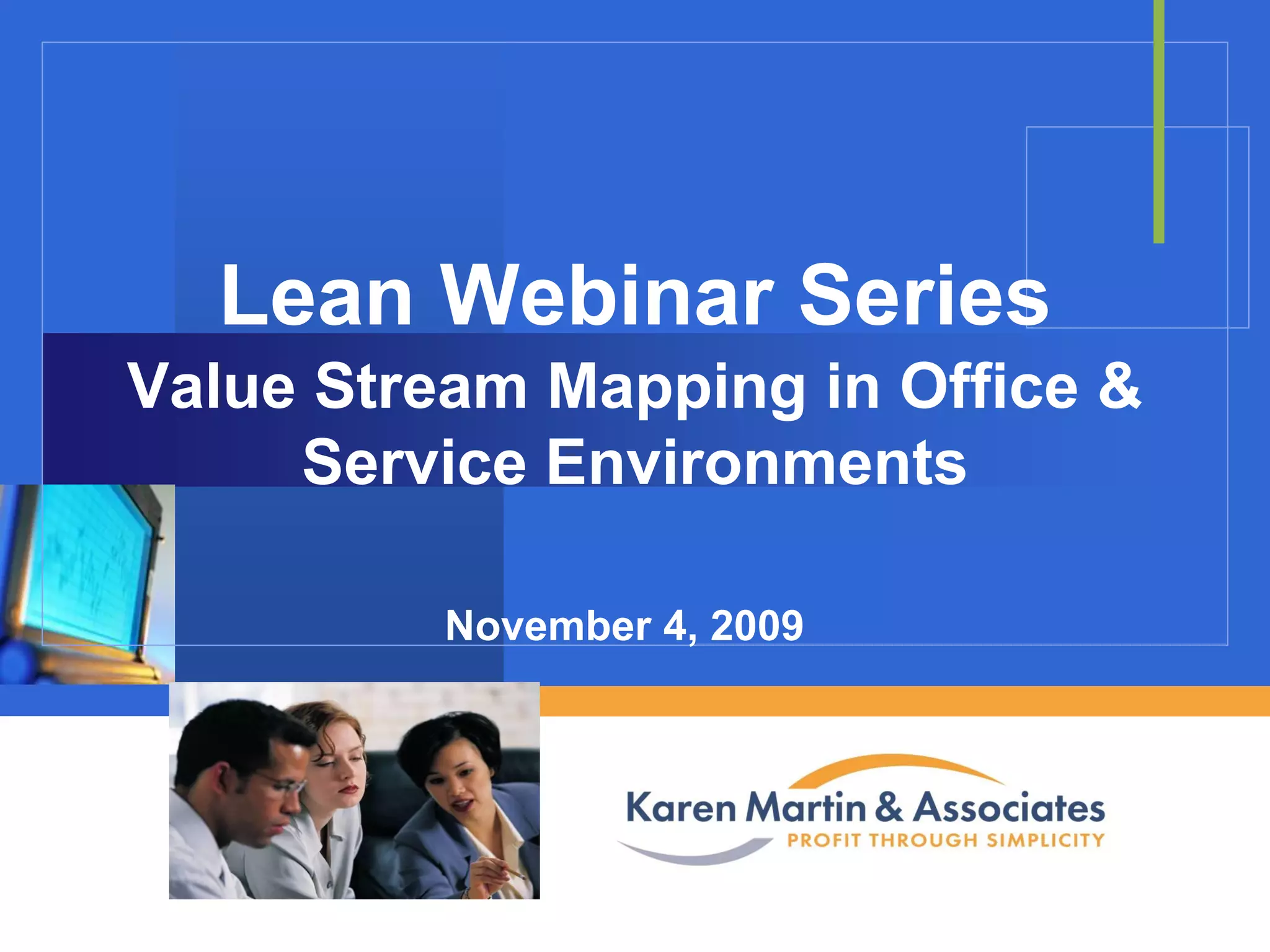 Value Stream Mapping in Office & Service Setttings | PDF