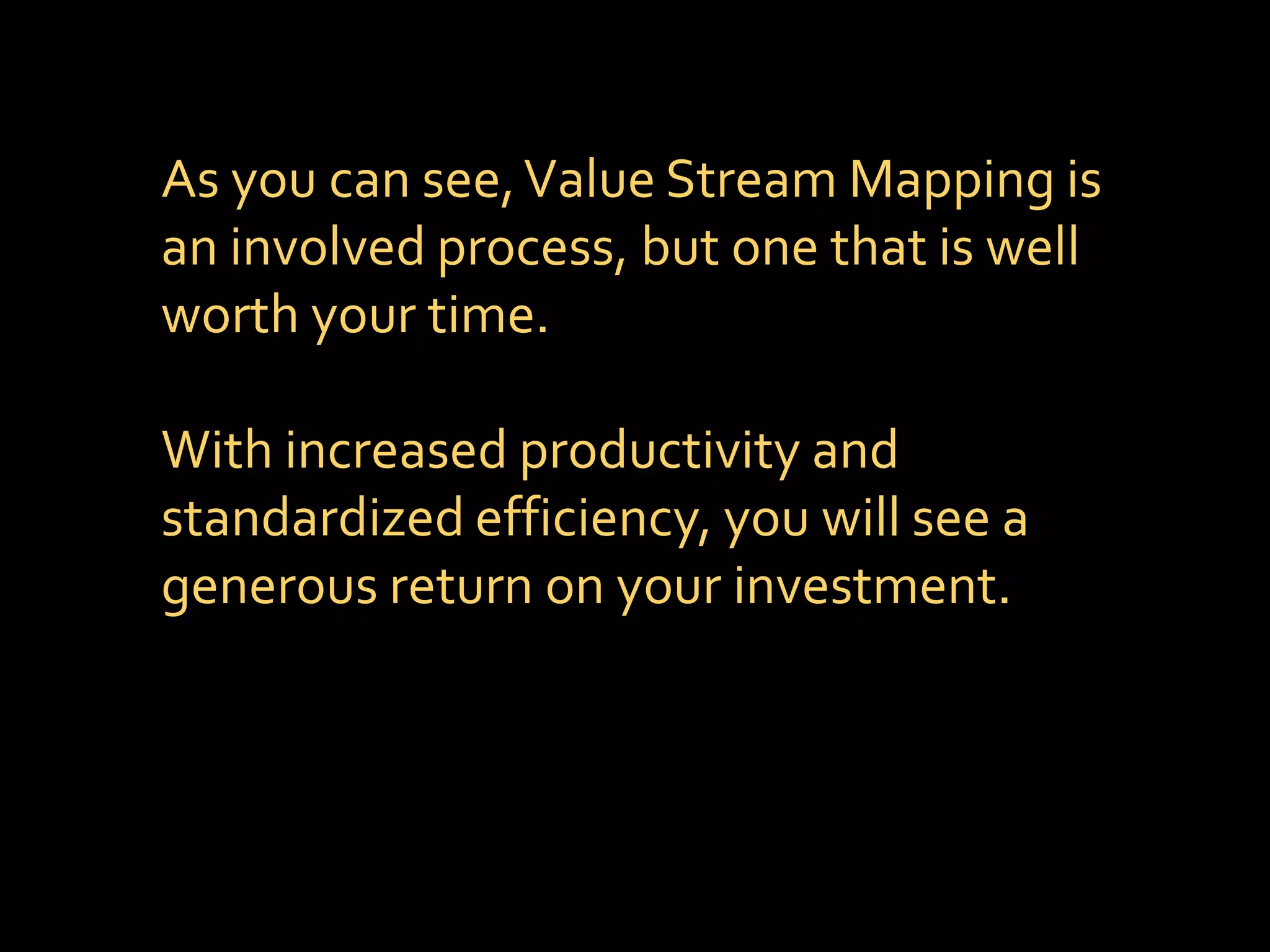 Value Steam Mapping | PPTX