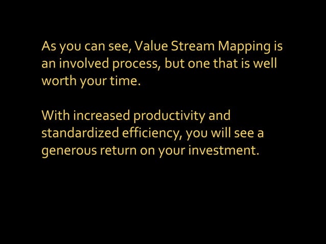 Value Steam Mapping | PPTX