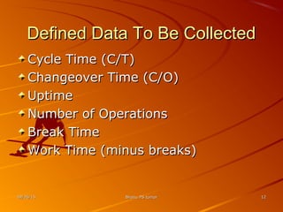 Value stream mapping- lean manufacturing tool | PPT