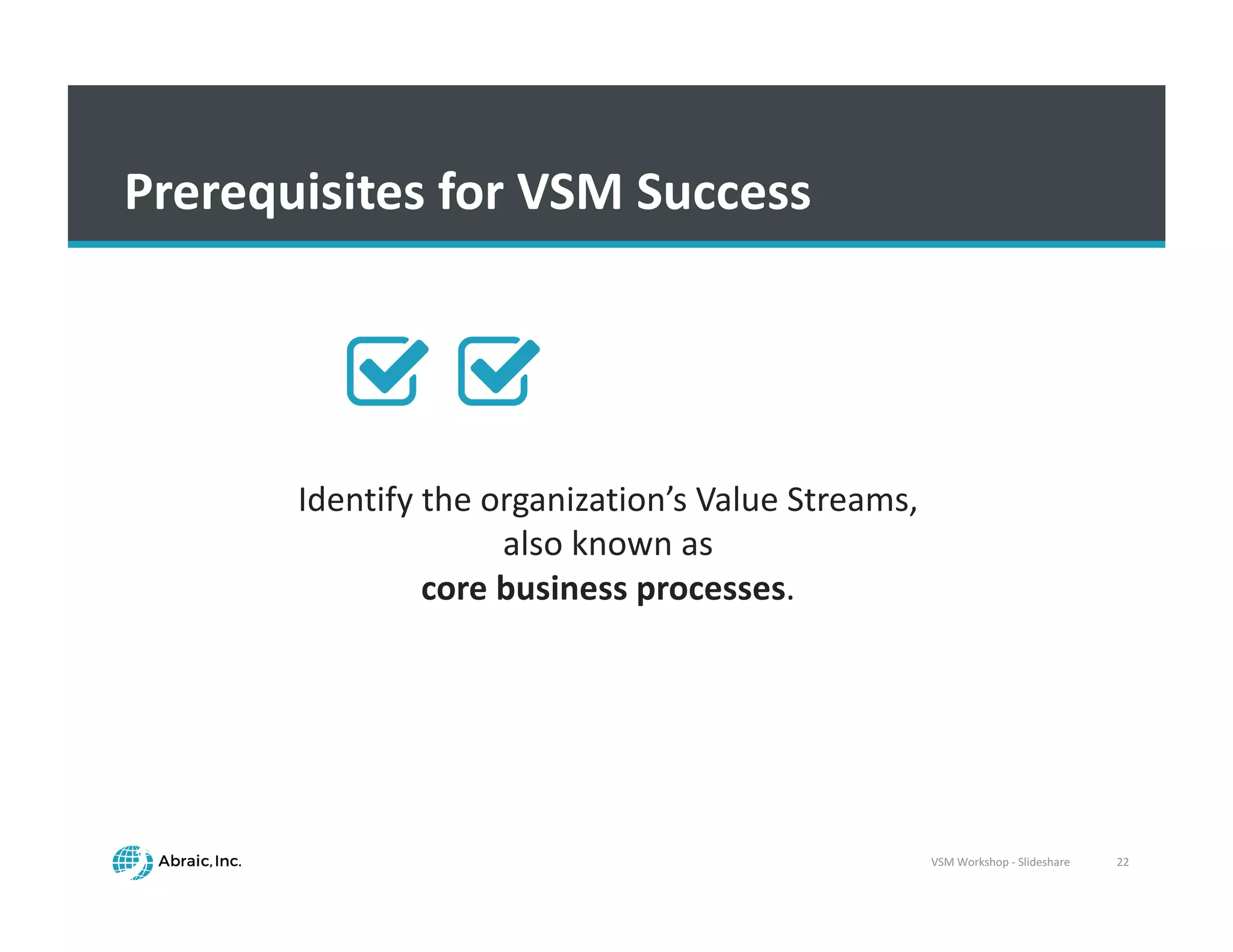 How to Run a Value Stream Mapping (VSM) Workshop | PDF