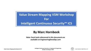 Value Stream Mapping Worskshops for Intelligent Continuous Security | PDF