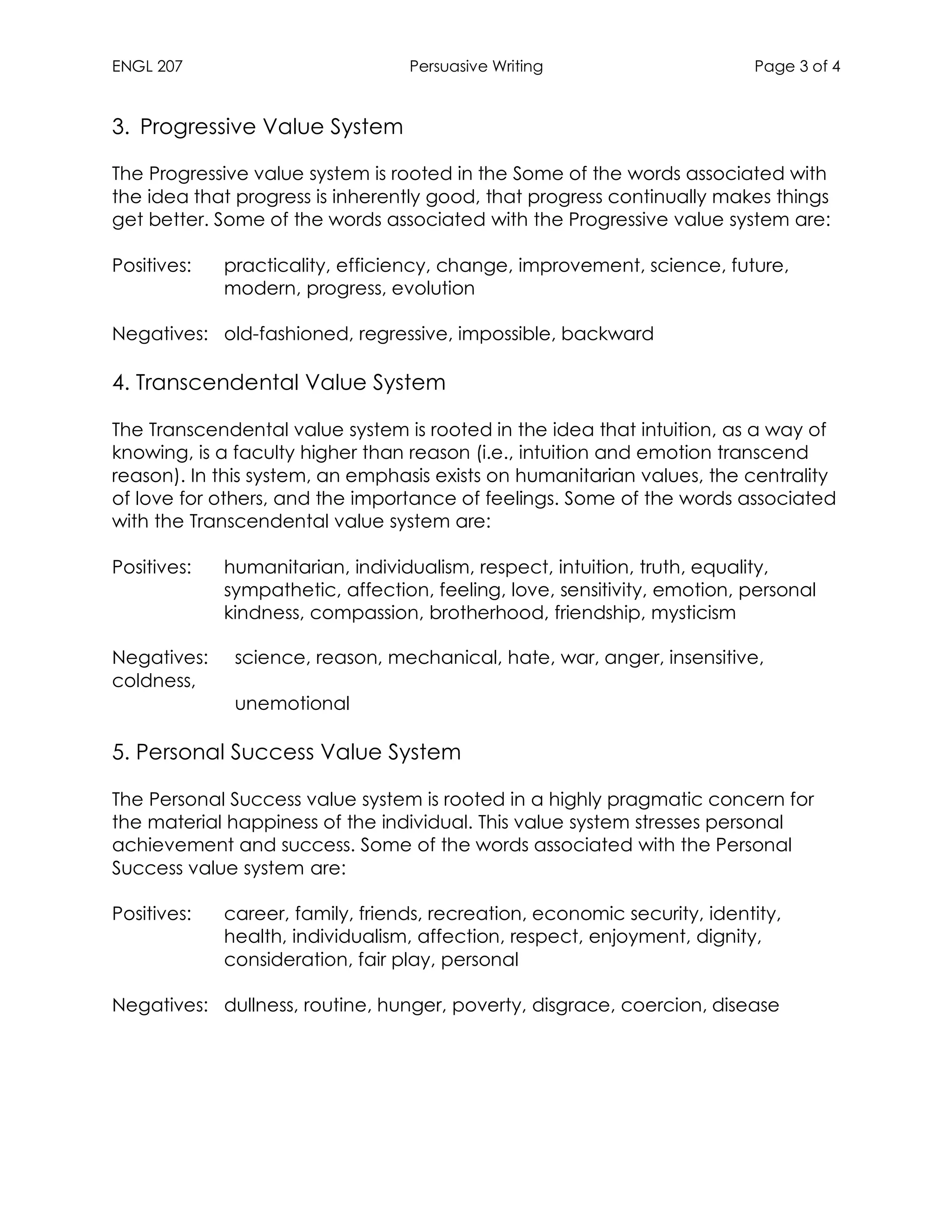 Values & Value Systems Final | PDF