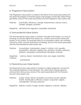 Values & Value Systems Final | PDF