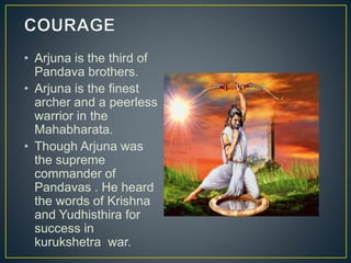 Values we learn from mahabharata | PPT