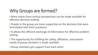 Value system, team, group work in Professional Practices | PDF