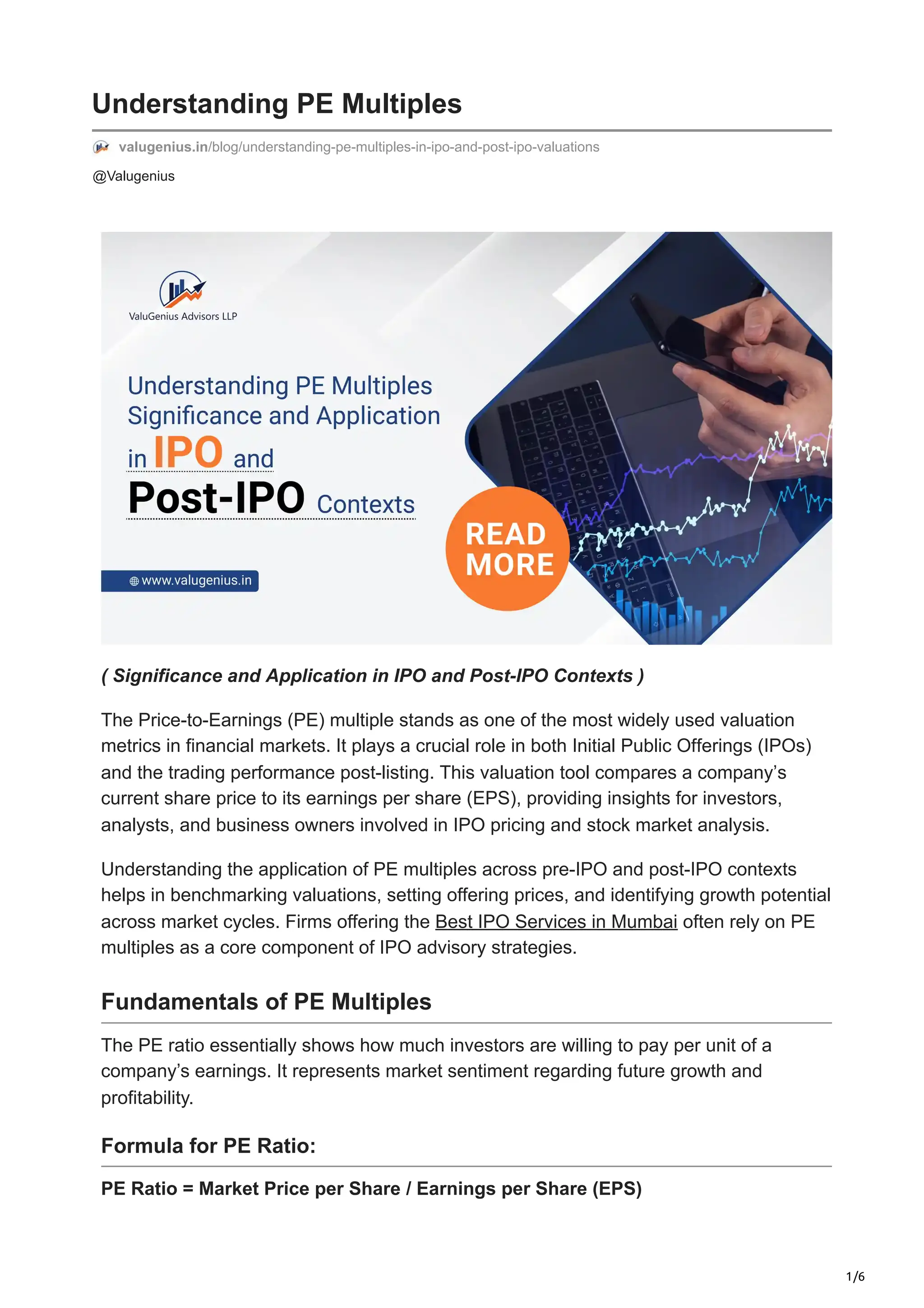 valugenius.in-Understanding PE Multiples.pdf