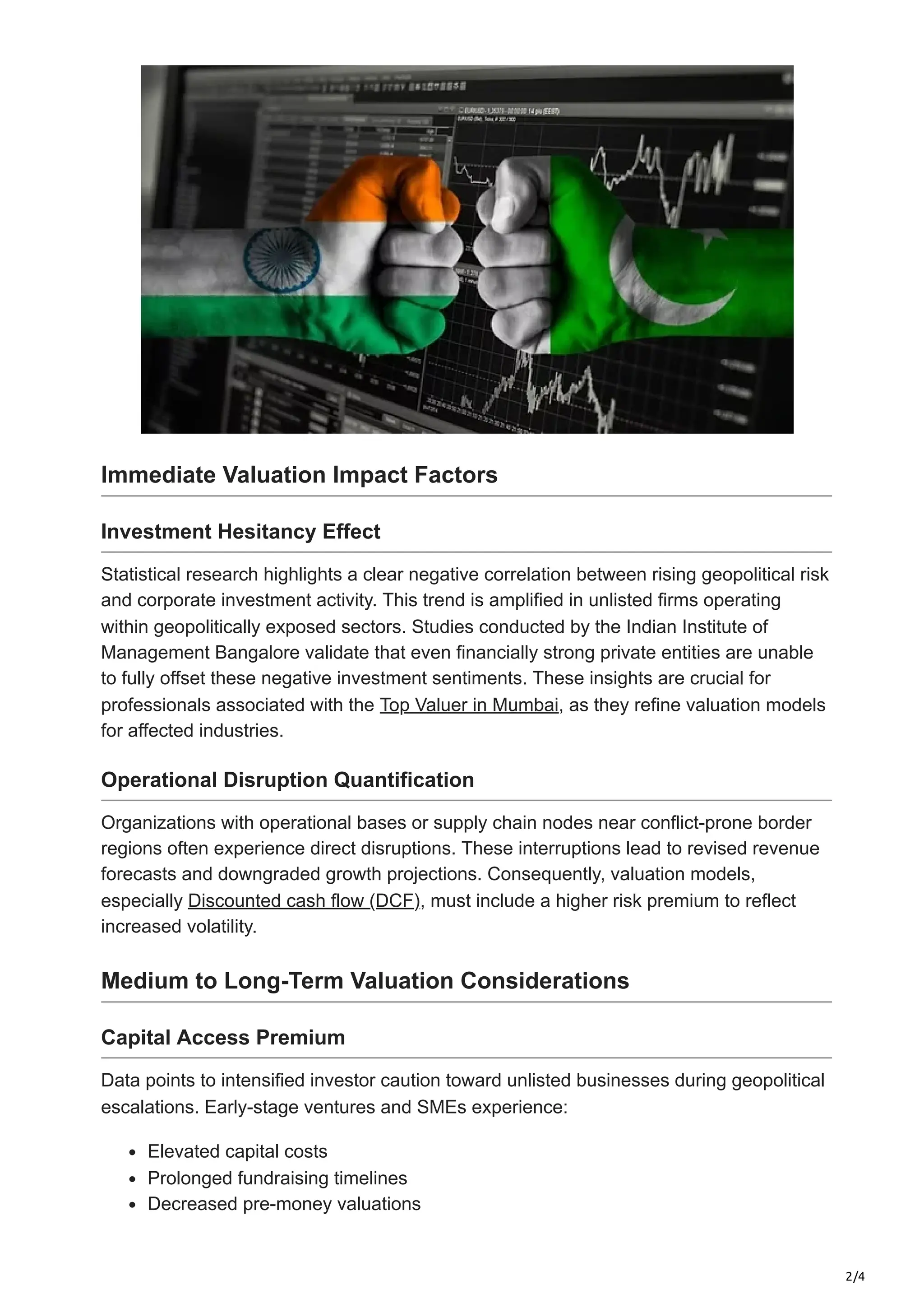 valugenius.in-Geopolitical Risk Impact on Unlisted Company Valuation in India.pdf