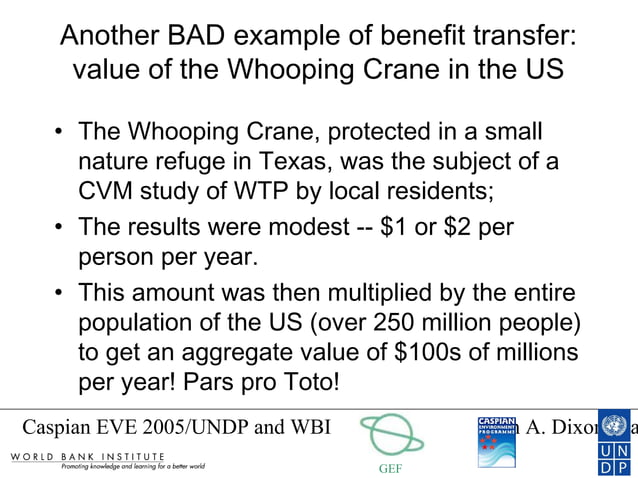 Valuing Biodiversity – Use and Non-use Values and Their Economic ...