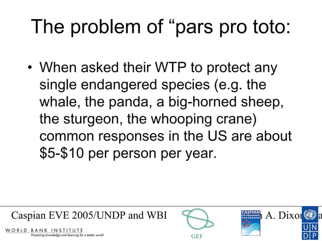 Valuing Biodiversity – Use and Non-use Values and Their Economic ...