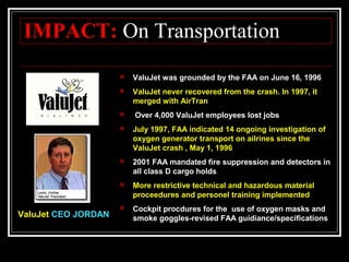 Valu Jet Flight #592 Crash Incident Analysis_Bazeley-Mineta ...