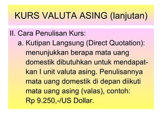 Valuta asing | PPT