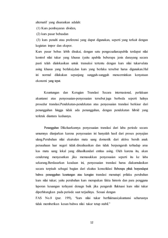 Contoh Makalah Valuta asing | DOCX