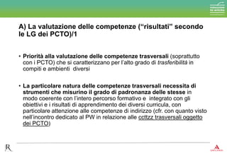 Valutare i PCTO (Vergani) | PDF