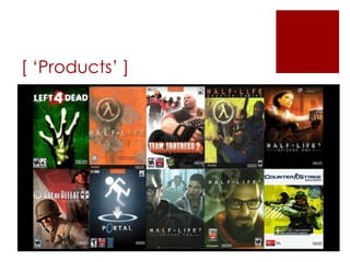 Valve | PPTX | Video Game Genres | Video Gaming