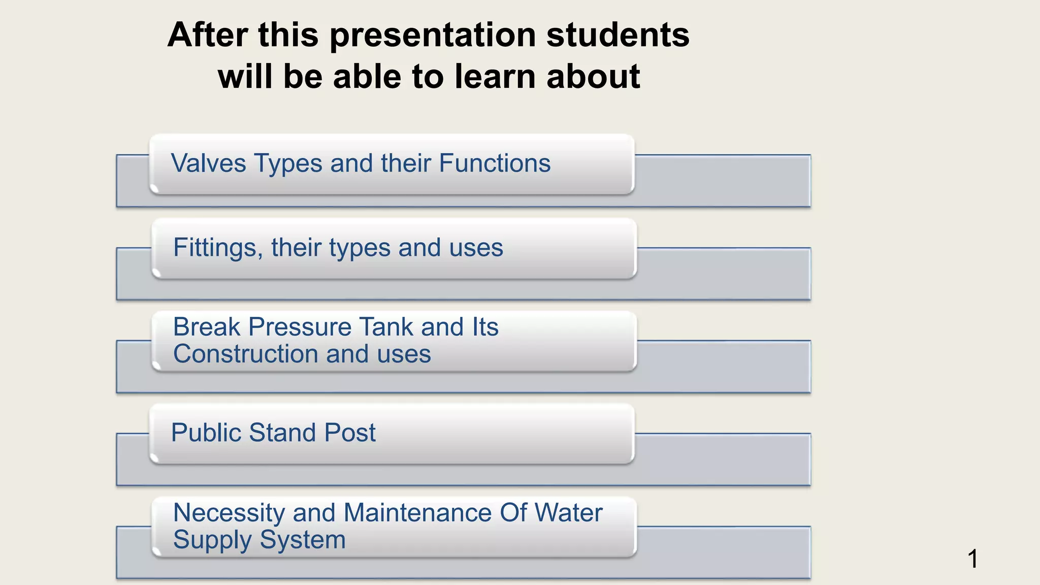 Valve and fittings | PPTX