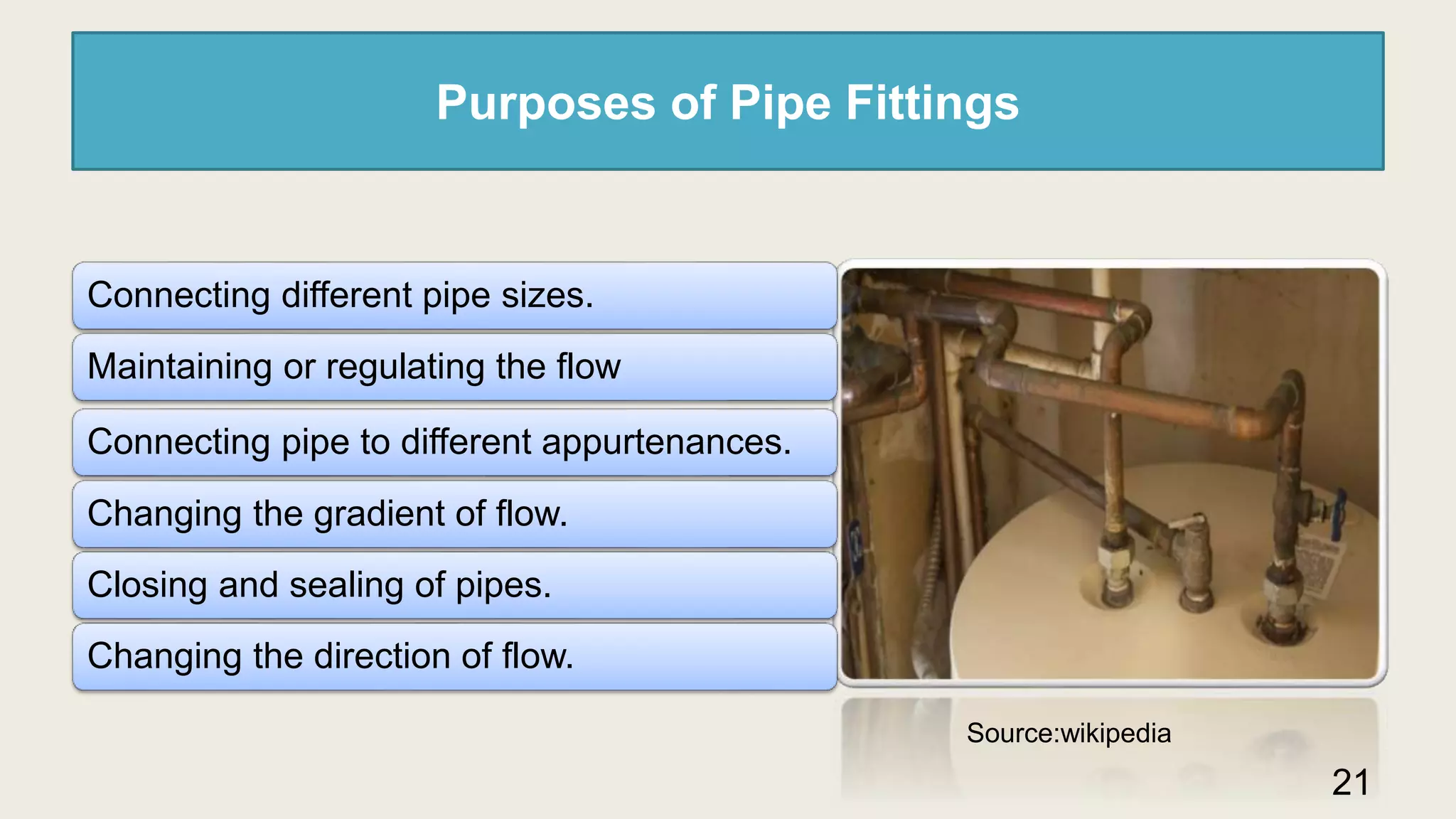 Valve and fittings | PPTX