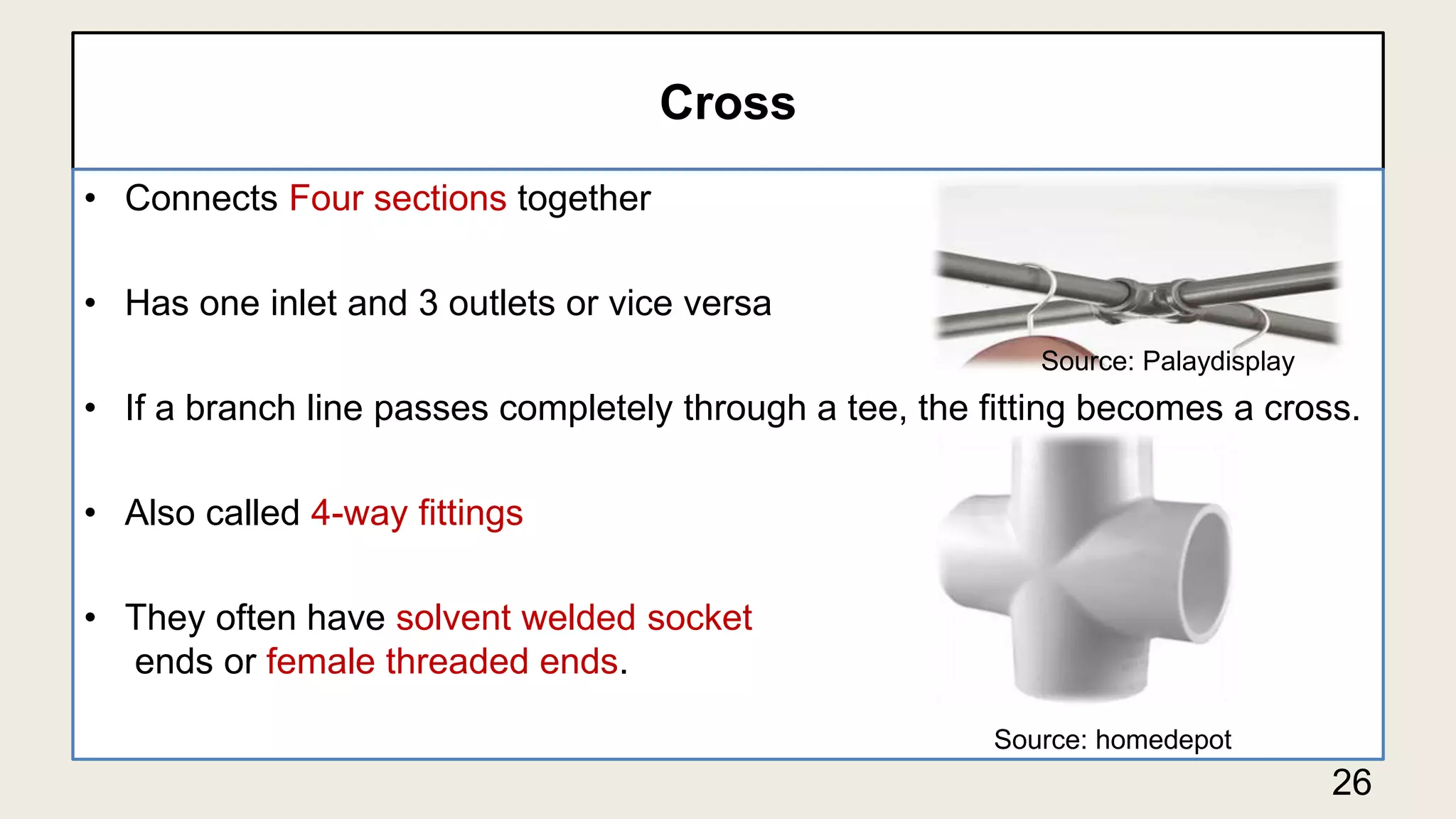 Valve and fittings | PPTX