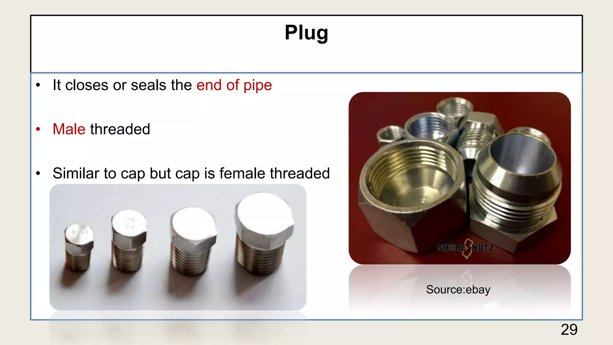 Valve and fittings | PPTX