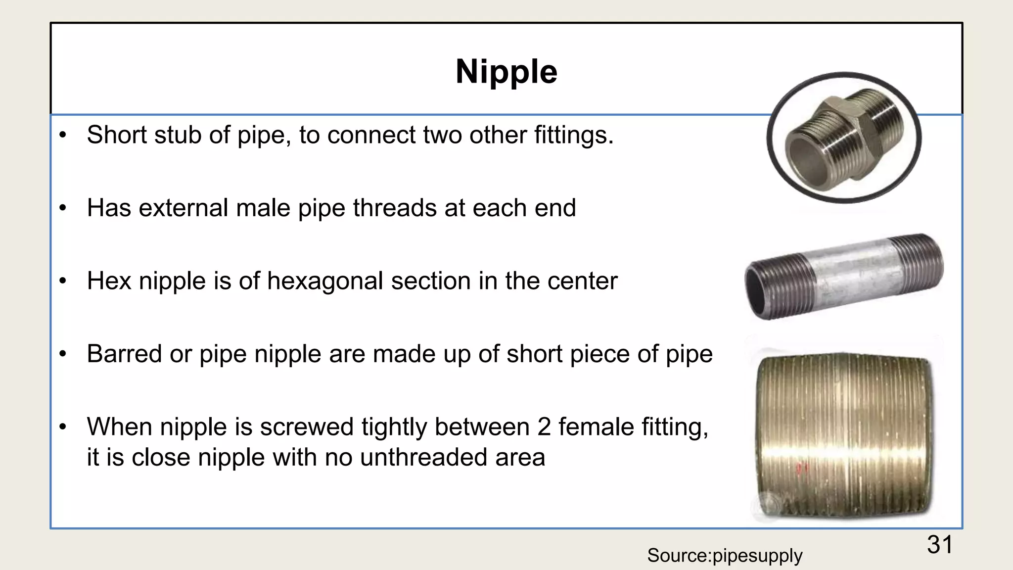 Valve and fittings | PPTX