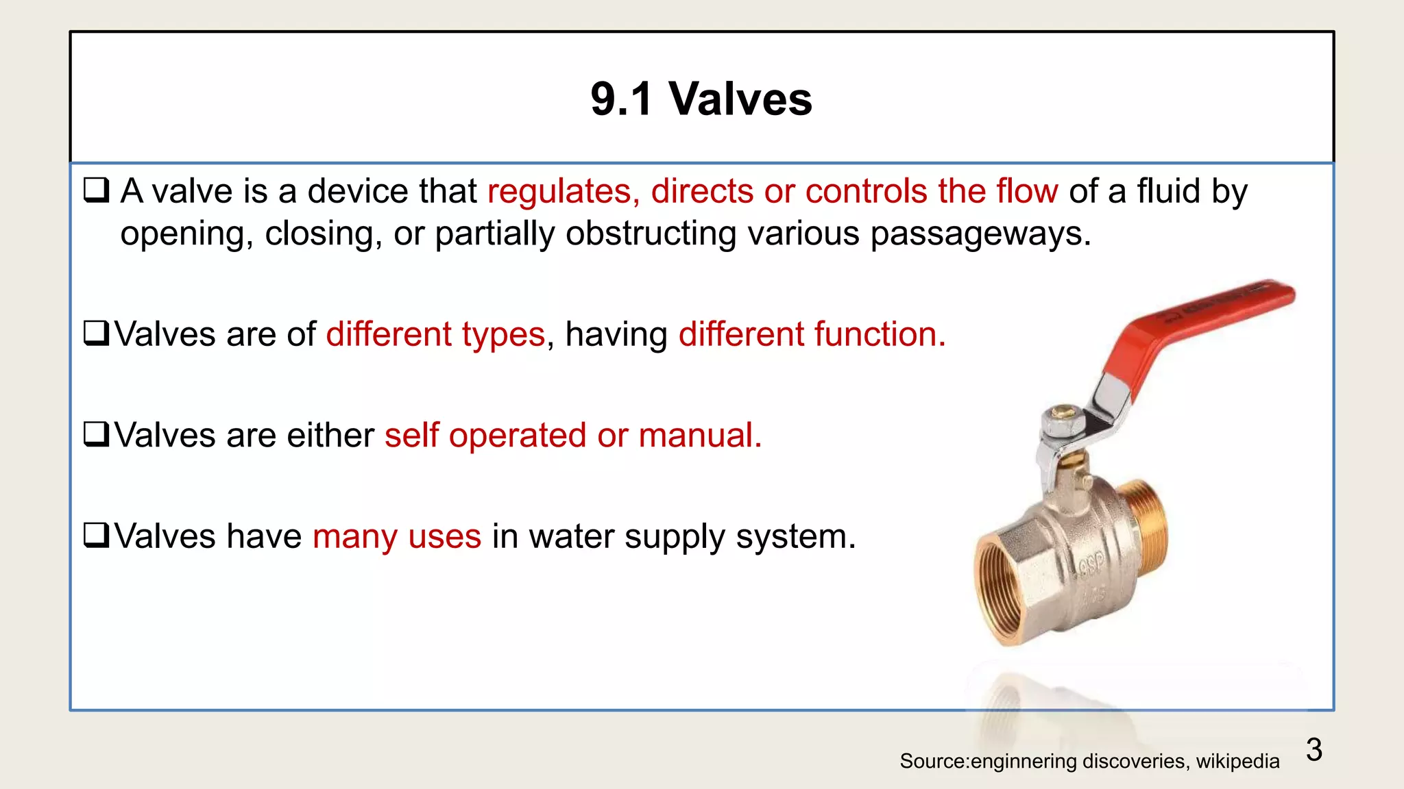 Valve and fittings | PPTX