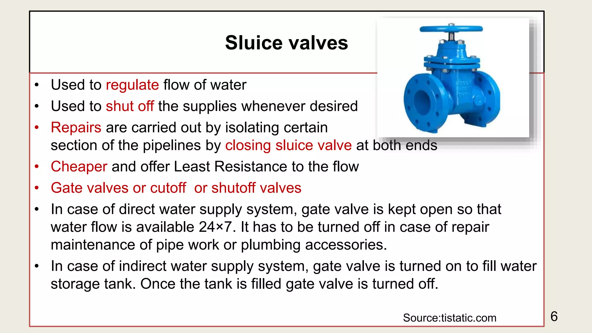 Valve and fittings | PPTX