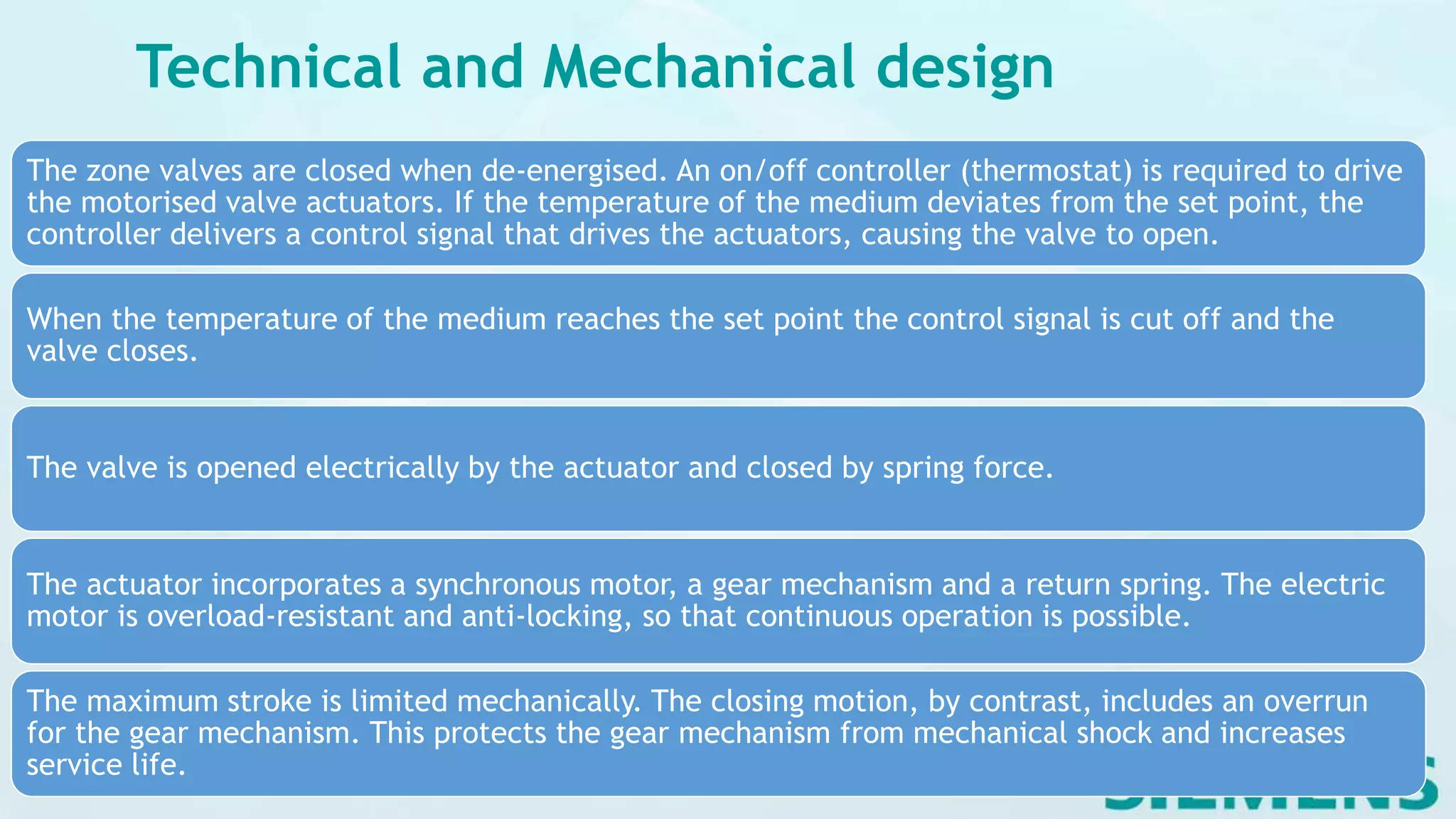 Siemens Zone Valve & Actuators | PPTX