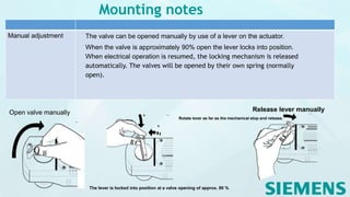 Siemens Zone Valve & Actuators | PPTX