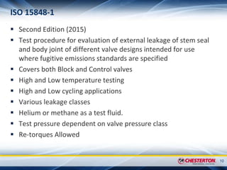 Valve Emissions Testing Webinar | PPTX
