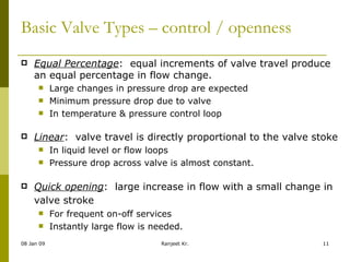 Valve Selection & Sizing | PPT