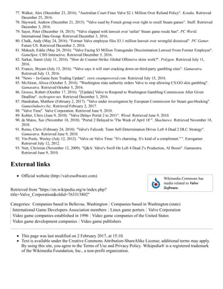 Valve corporation wikipedia | PDF