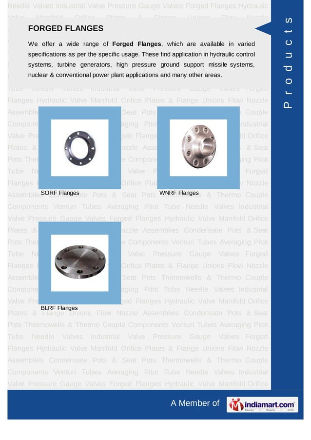 Micro Precision Products Pvt. Ltd., Faridabad, Flow Elements & Instrumentation Accessories | PDF