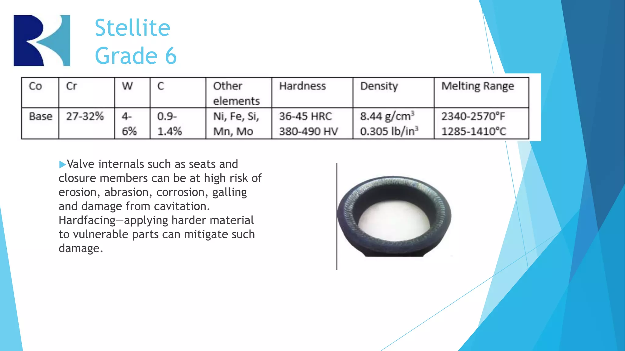 Valve material overview 1 | PPTX