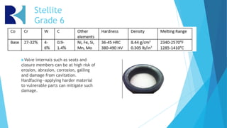 Valve material overview 1 | PPTX