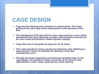 Design and analysis of control valve with a multi stage anti cavitation ...