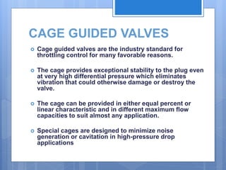 Design and analysis of control valve with a multi stage anti cavitation ...