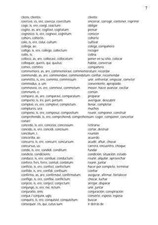 Vocabulario básico latino - español. | PDF