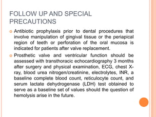 prosthetic valve replacement | PPTX